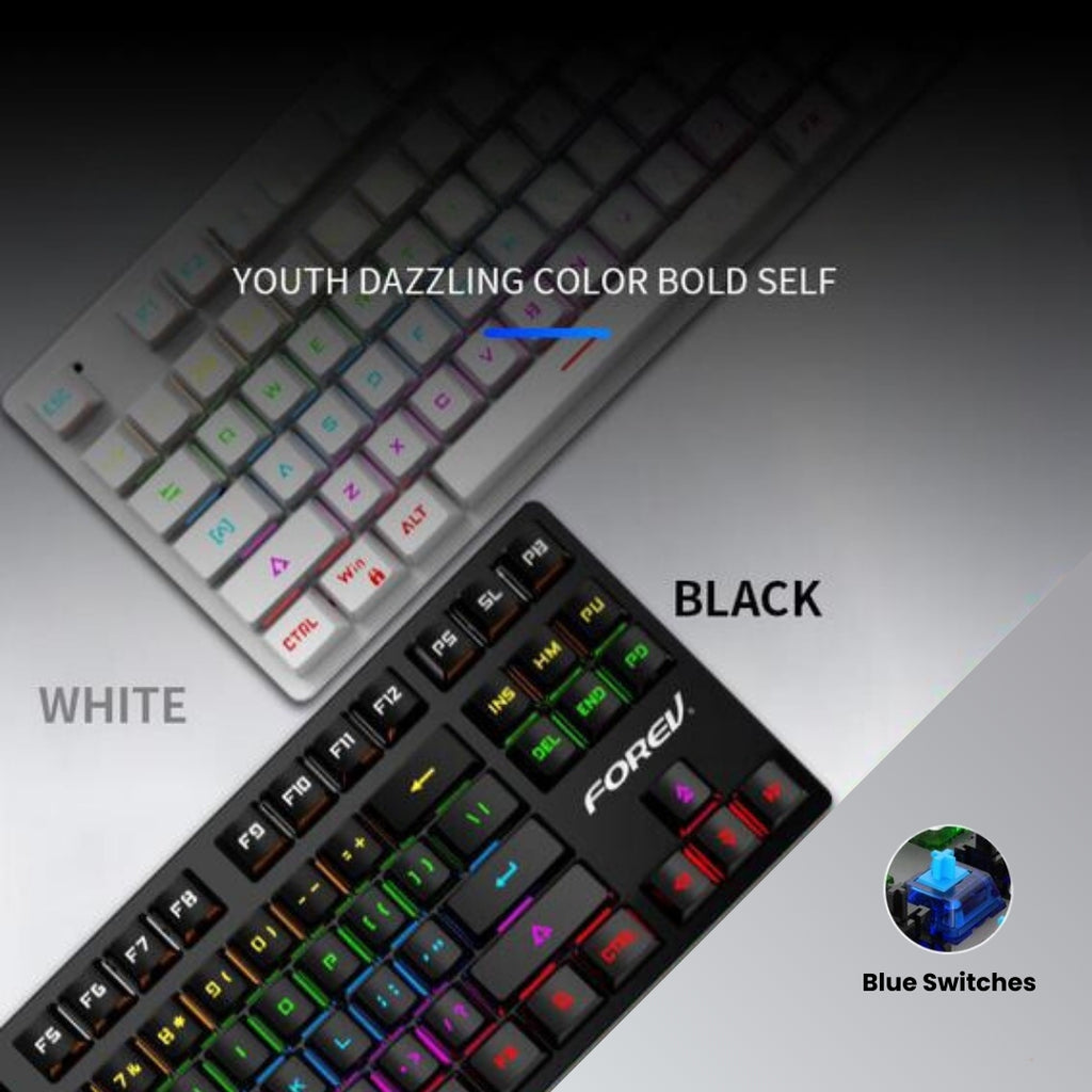 Forev Mechanical Keyboard - 87 Keys – online.bb