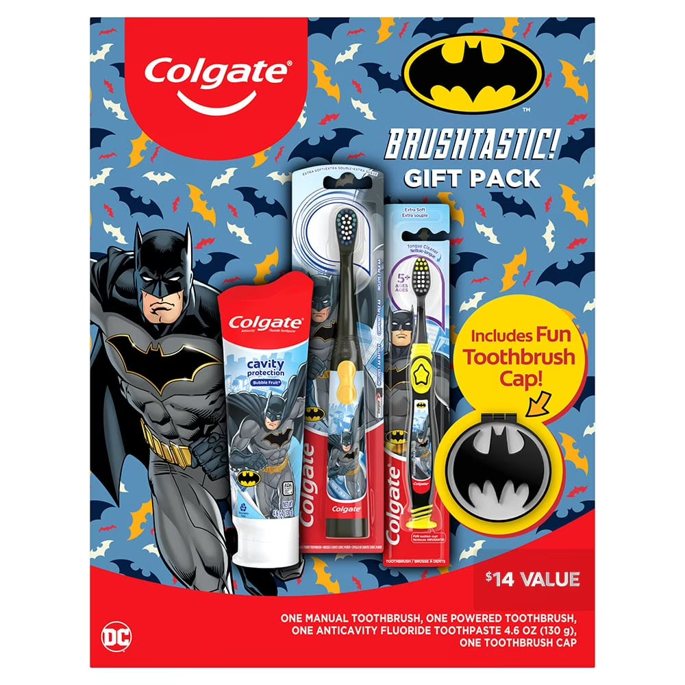 Colgate Kids Batman Oral Care Gift Set for Boys – online.bb