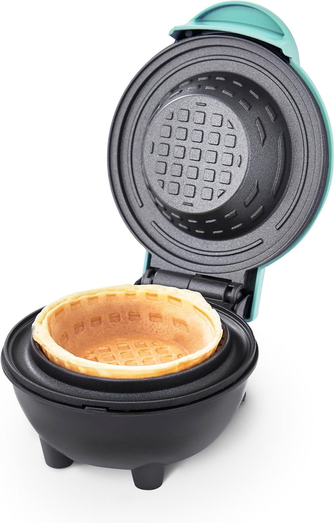 Dash Mini Waffle Bowl Maker for Breakfast, Burrito Bowls, Ice Cream ...