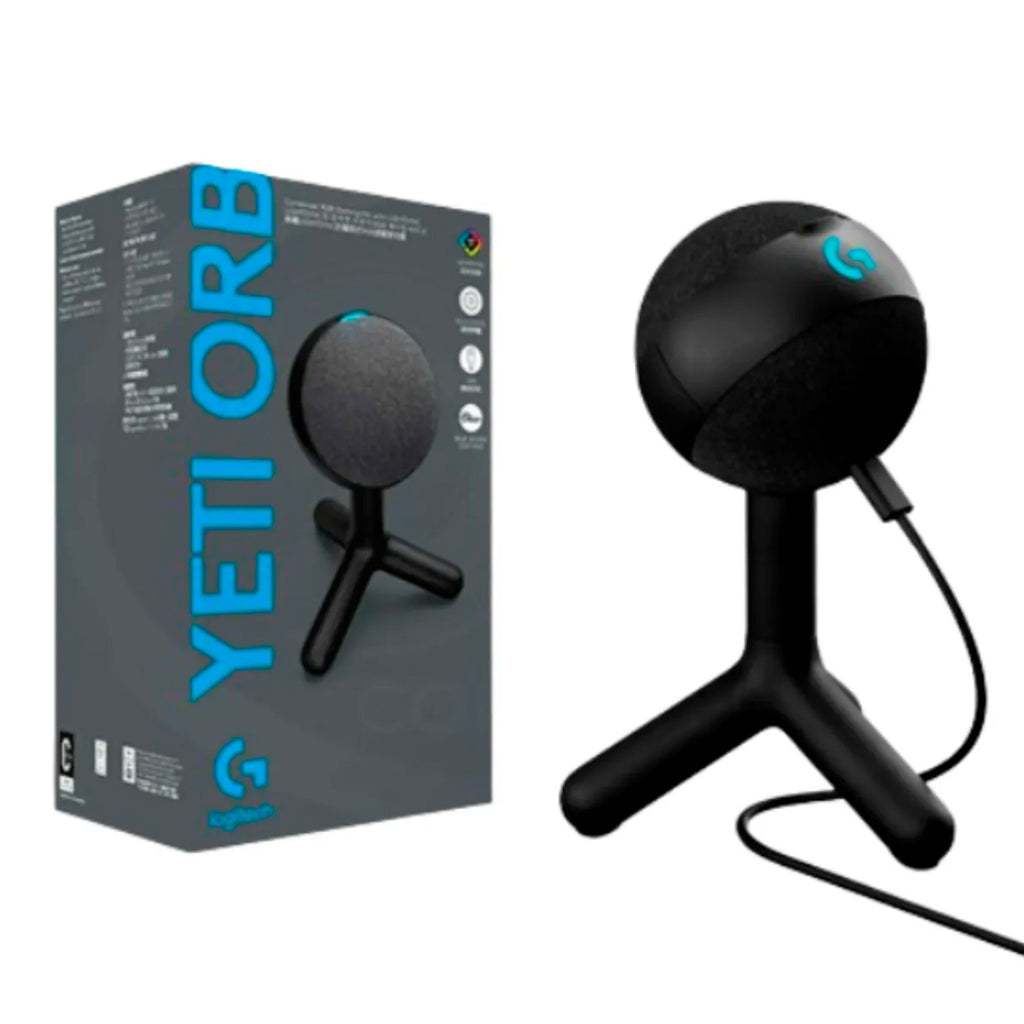 Logitech G Yeti Orb USB Condenser Gaming Microphone w/ LIGHTSYNC RGB ...