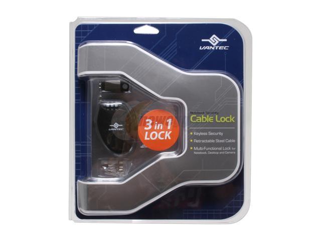 Vantec Retractable Cable Lock Set – online.bb
