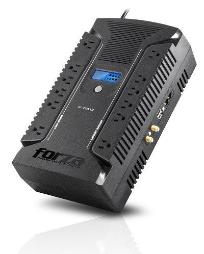 Forza HT-750LCD Interactive UPS 750VA/375W 12 Outlets 120V – online.bb
