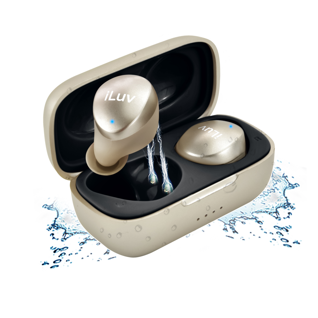 iLuv Bubble Gum Air TWS In-Ear Bluetooth Earbuds w/ IPX Waterproof Pro ...