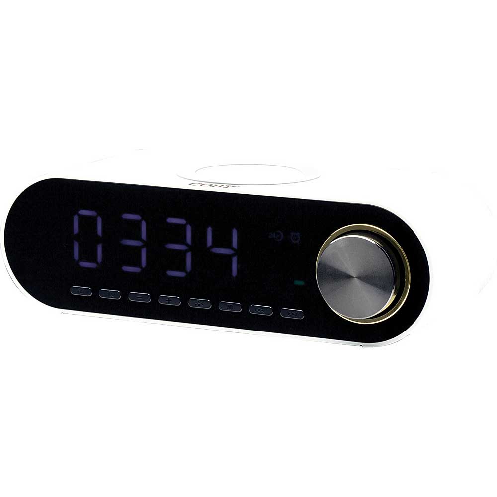 Coby Bluetooth Clock Radio w/ Wireless Charger – online.bb