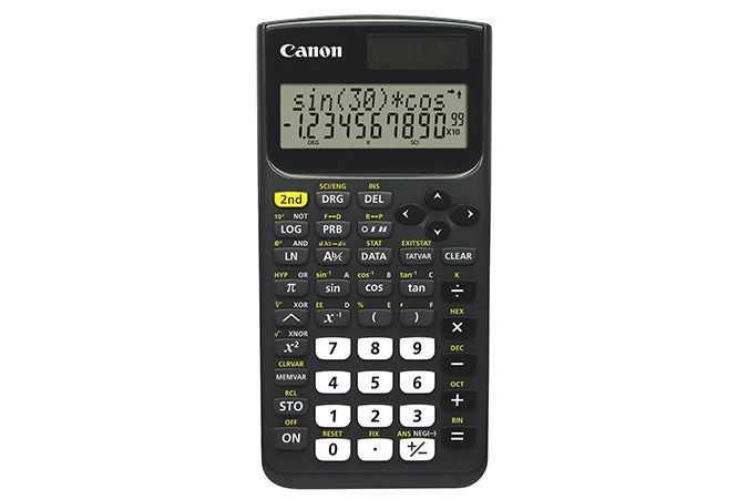Canon F-730SX Scientific Solar Panel Calculator - 10 Digits + 2 Expone ...