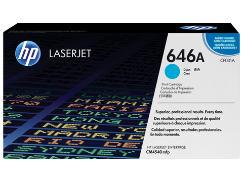 HP 646A Cyan Original LaserJet Toner Cartridge (CF031A) – online.bb