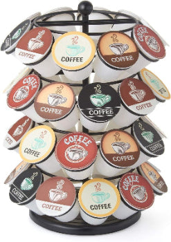 Nifty K-Cup Carousel | 35 K-Cup Holder, Spins 360-Degrees - Black ...